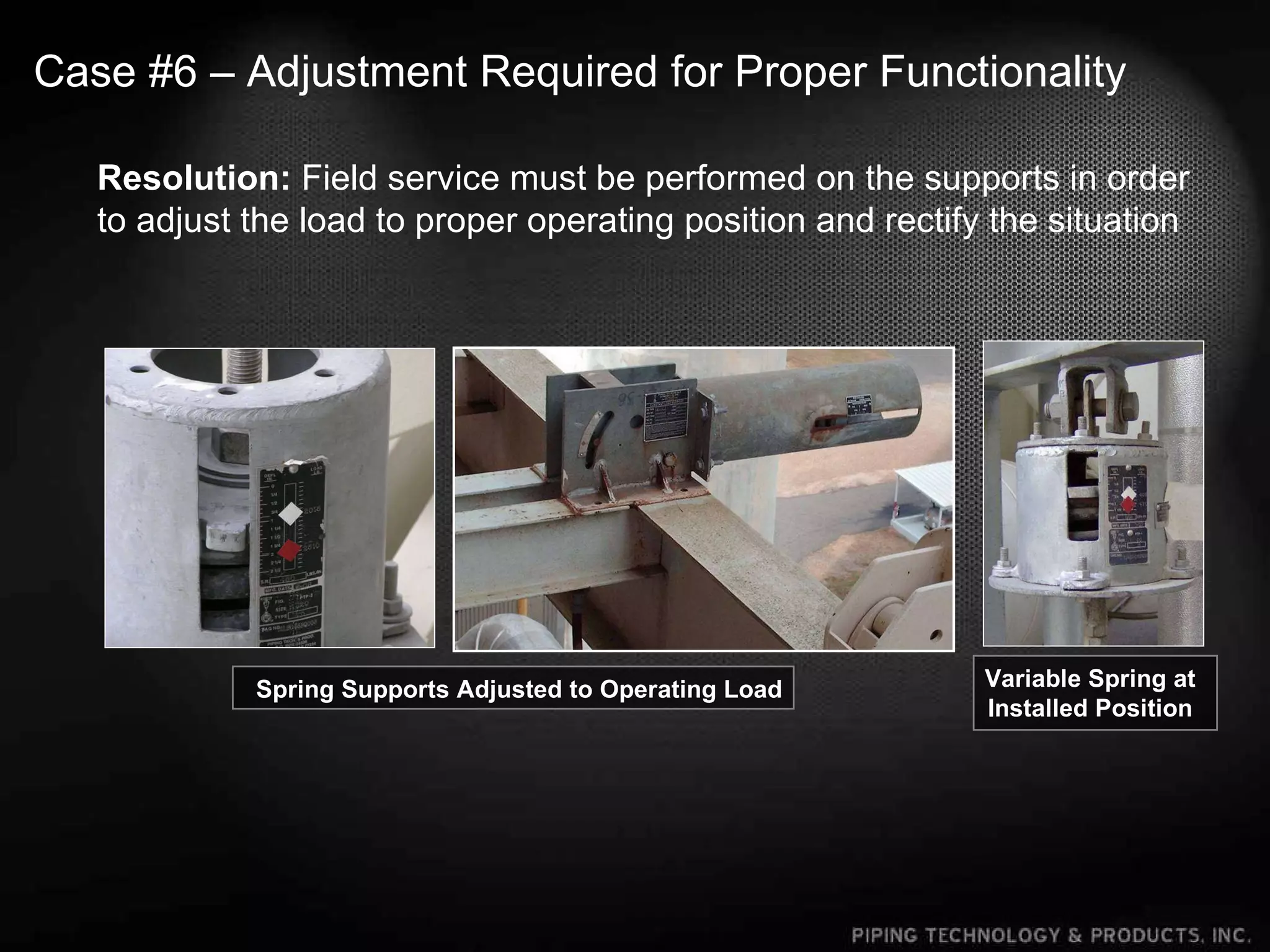Pipe Support Field Examples & Case Studies | PPT