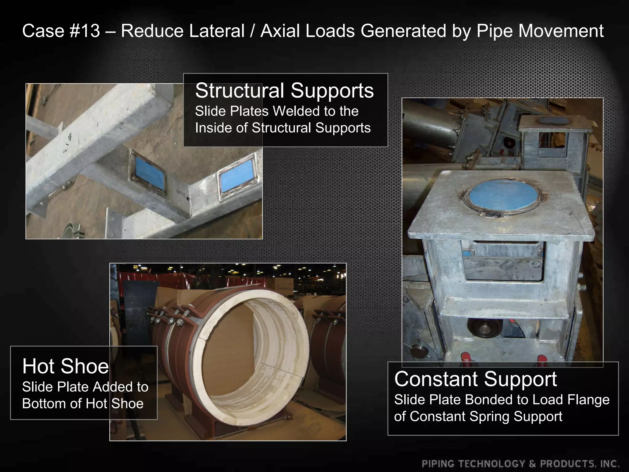 Pipe Support Field Examples & Case Studies | PPT