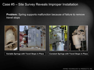 Pipe Support Field Examples & Case Studies | PPT