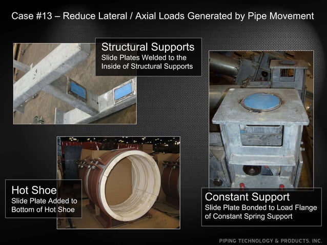Pipe Support Field Examples & Case Studies | PPT | Physics | Science
