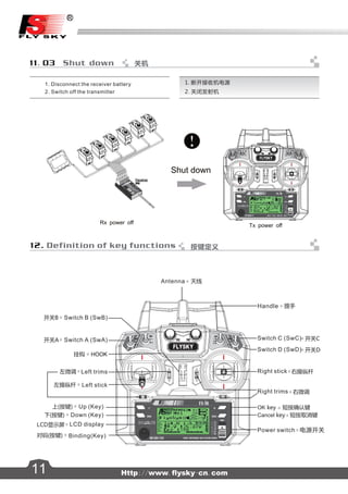 FlySky i6 radio control instruction manual | PDF