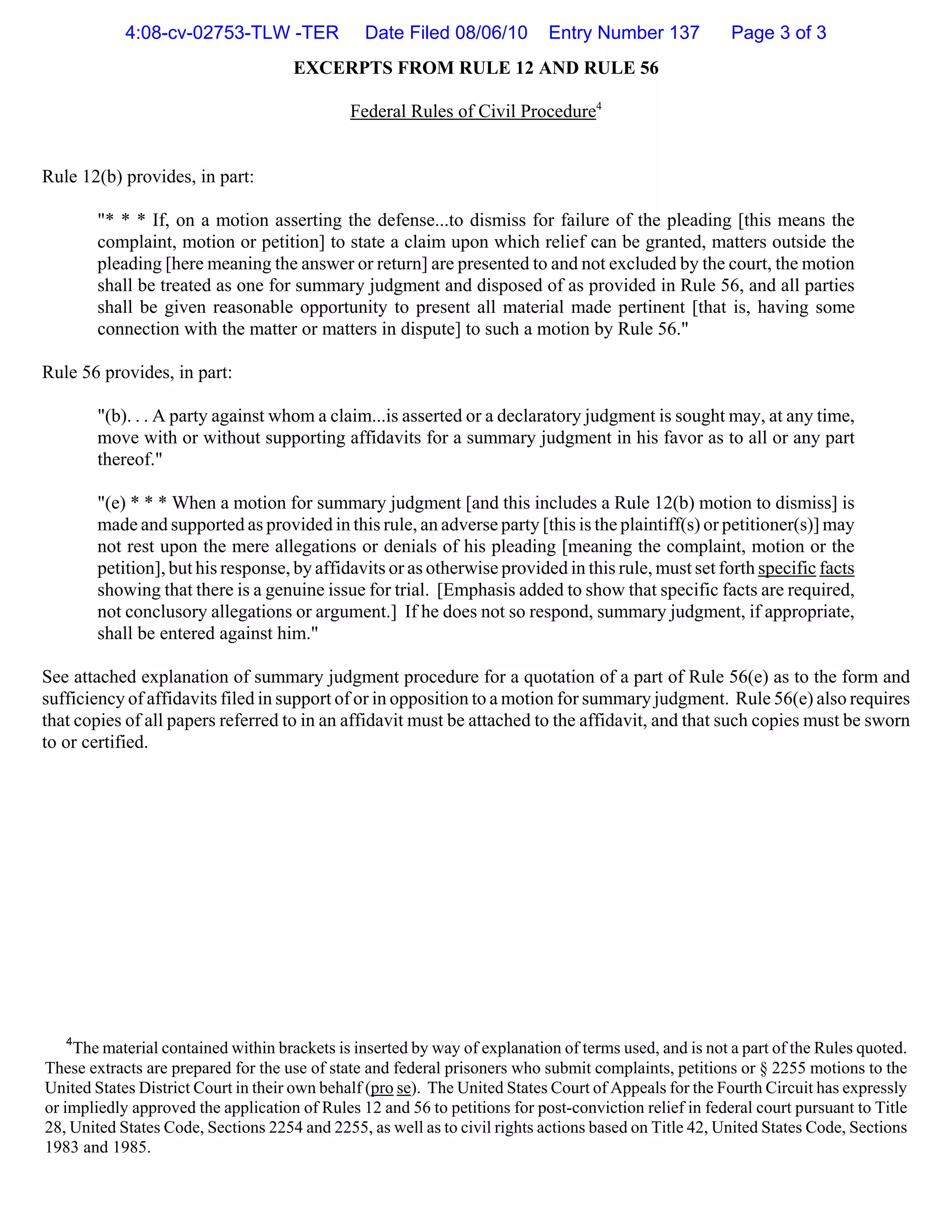 ORDER - Motion to Dismiss | PDF