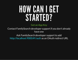 FamilySearch Reference Client | PPT