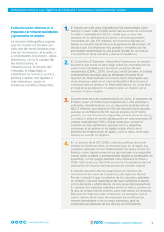 Reflexiones sobre la Ley Orgánica de Eficiencia Económica y Generación ...