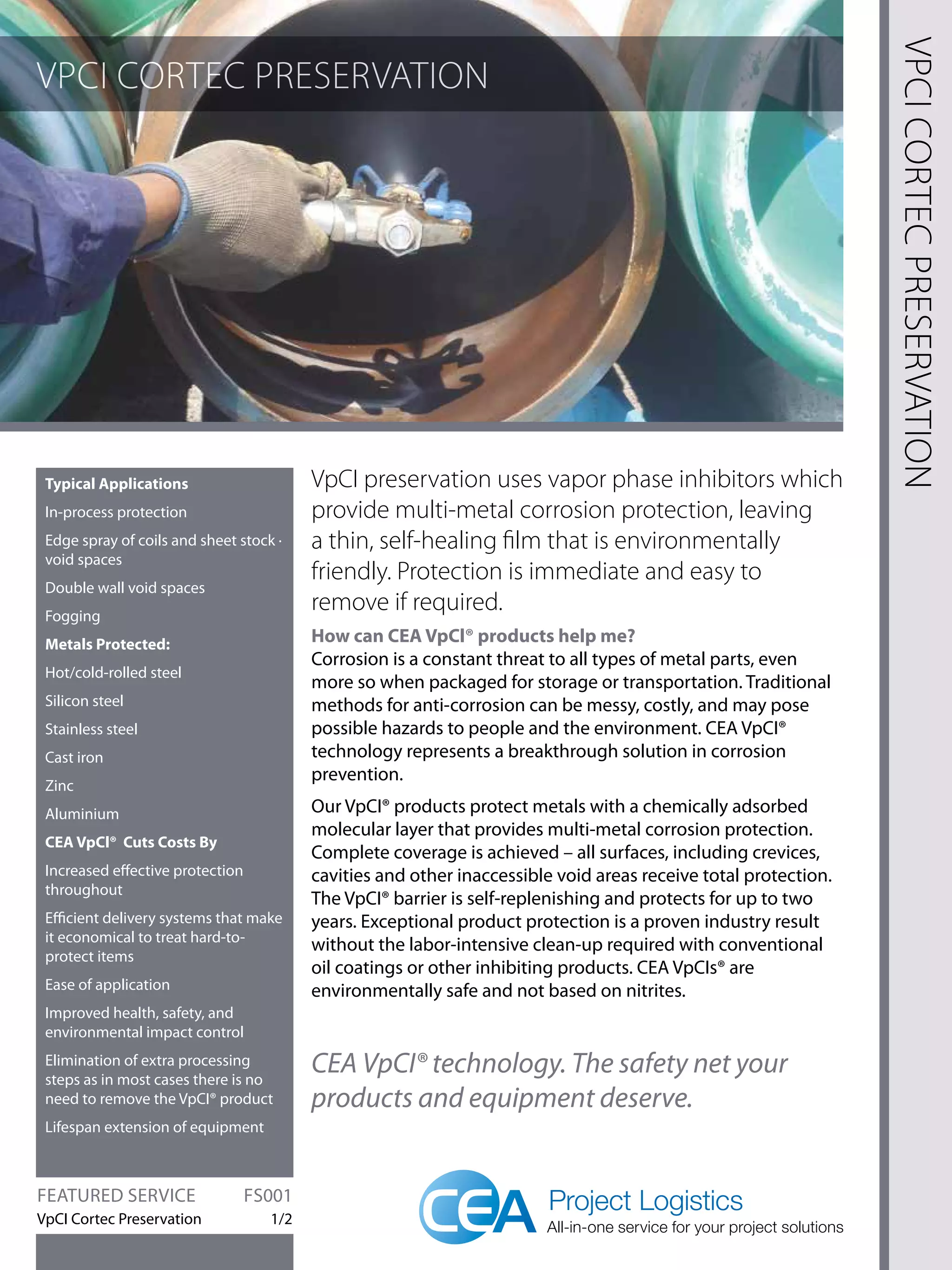 VpCI Cortec Preservation | PDF