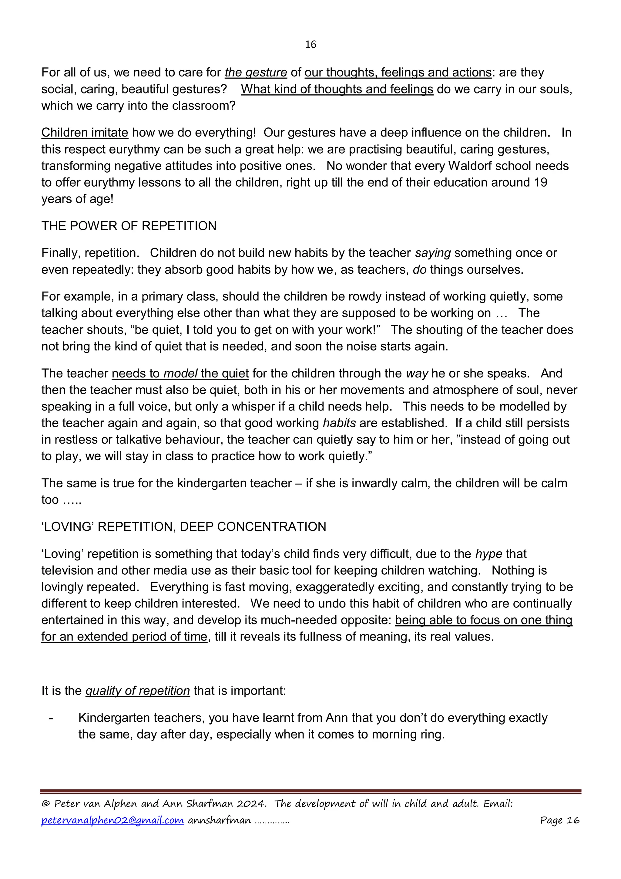 FS009 - DEVELOPMENT OF THE WILL IN ADULTS | PDF