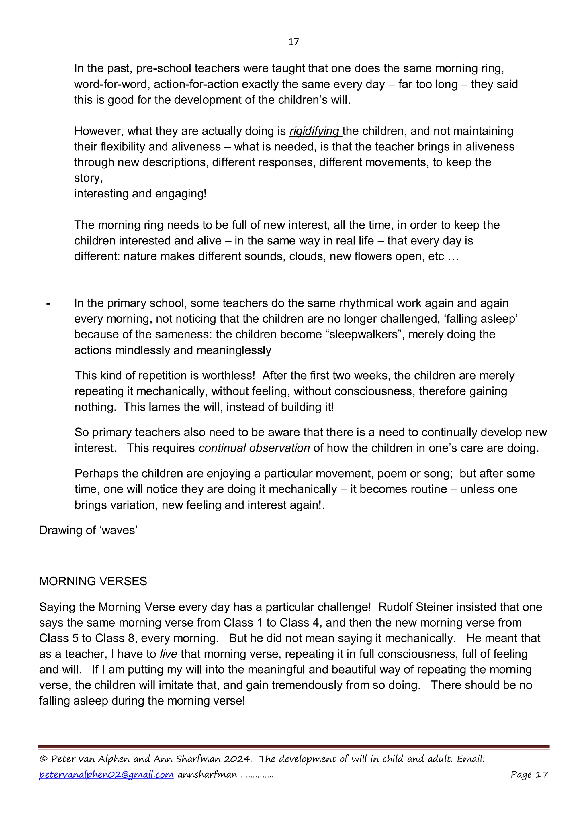 FS009 - DEVELOPMENT OF THE WILL IN ADULTS | PDF