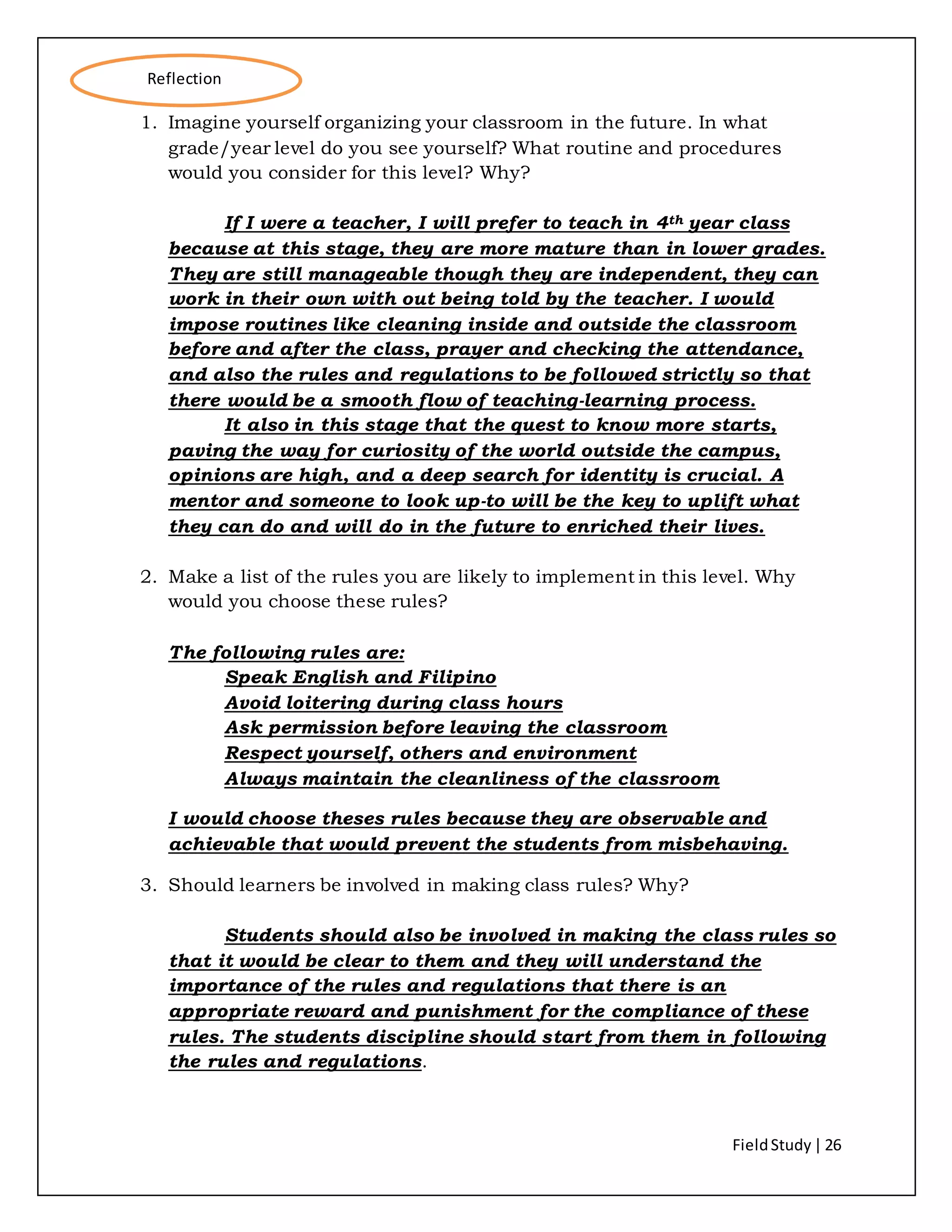 Field Study 1 Episodes 1-6 | DOCX