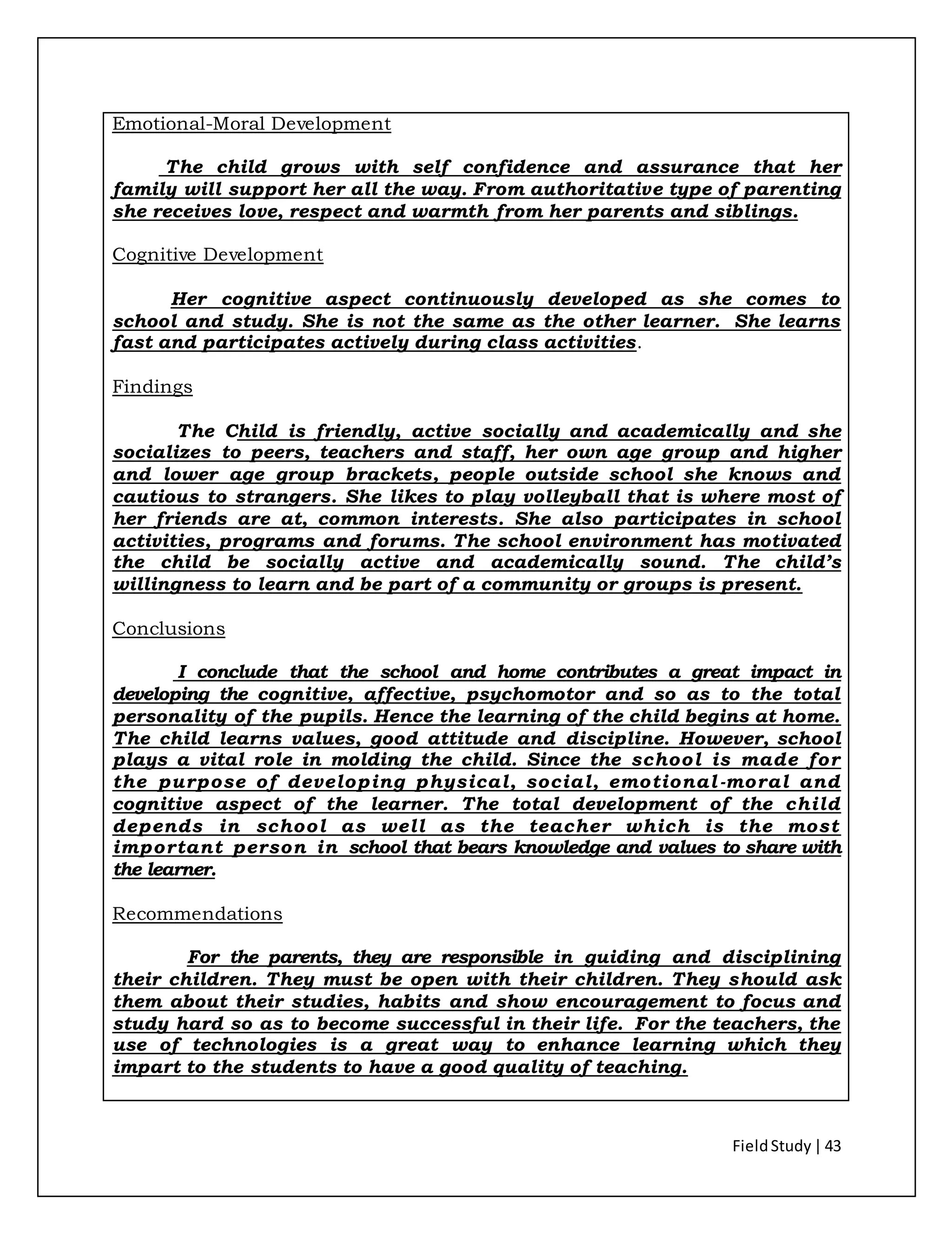 Field Study 1 Episodes 1-6 | DOCX