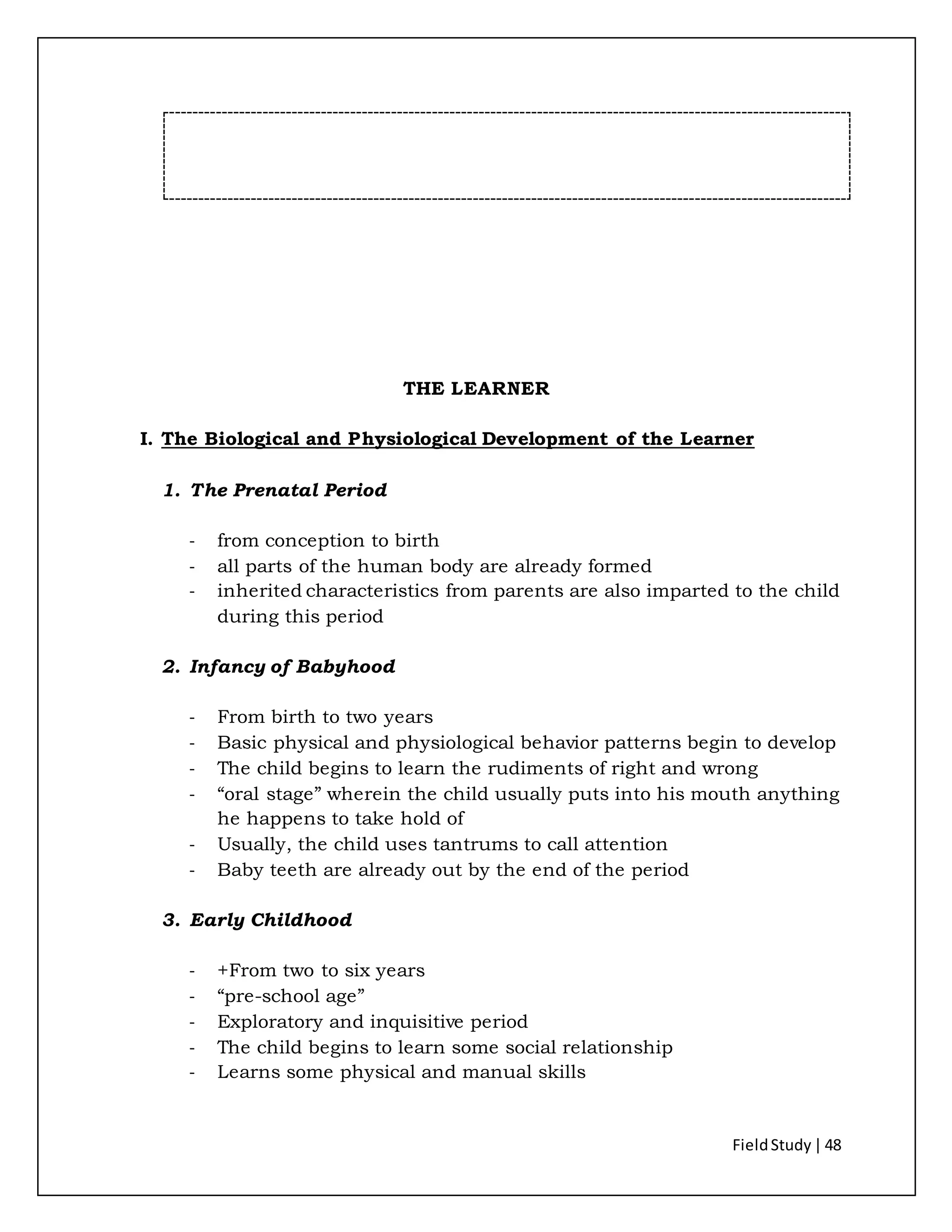 Field Study 1 Episodes 1-6 | DOCX