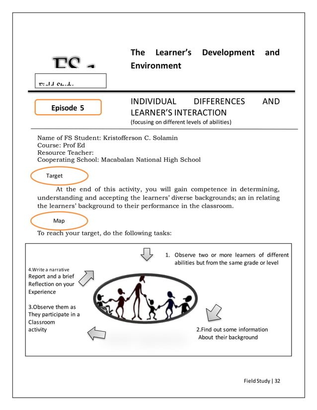 Field Study 1 Episodes 1-6 | DOCX