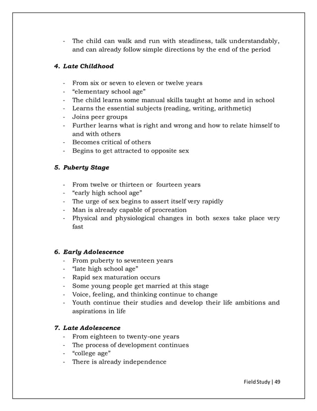 Field Study 1 Episodes 1-6 | DOCX