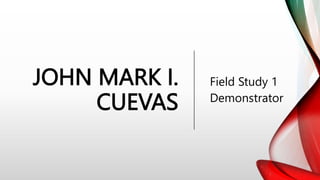 FS1 Demo Topic: Table of Specification (TOS).pptx | Standardized ...