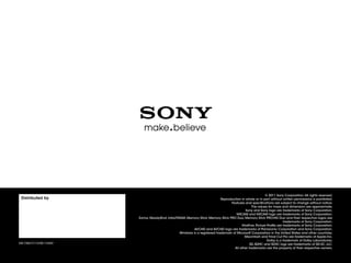 Sony NEX-FS100 Camcorder | PDF