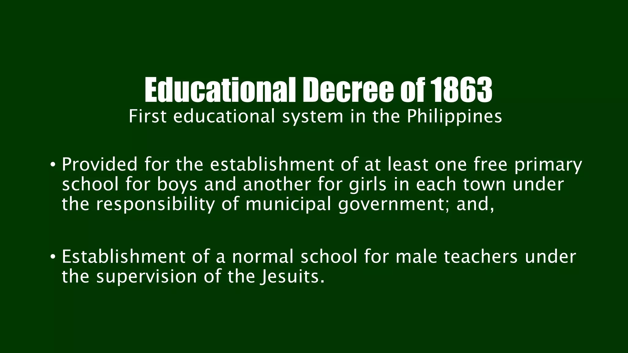 The Philippine Educational System and Its Development | PPTX