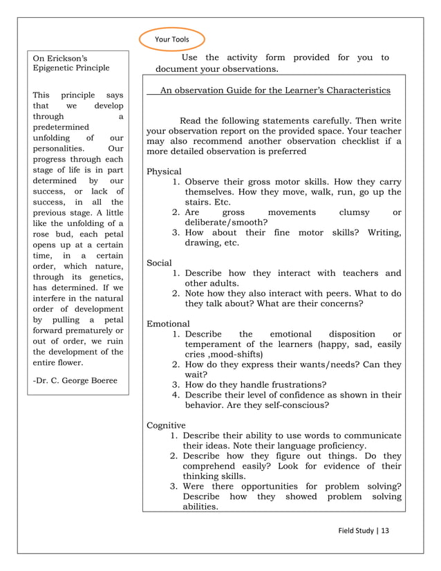 FS 1 Episodes 1-6 plus attachments | DOCX | Educational Assessment ...