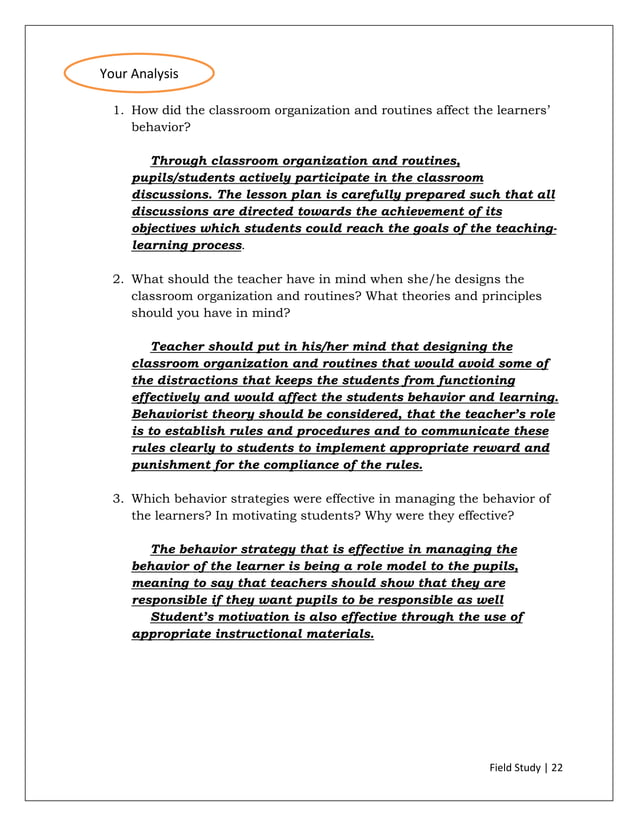 FS 1 Episodes 1-6 plus attachments | DOCX | Educational Assessment ...