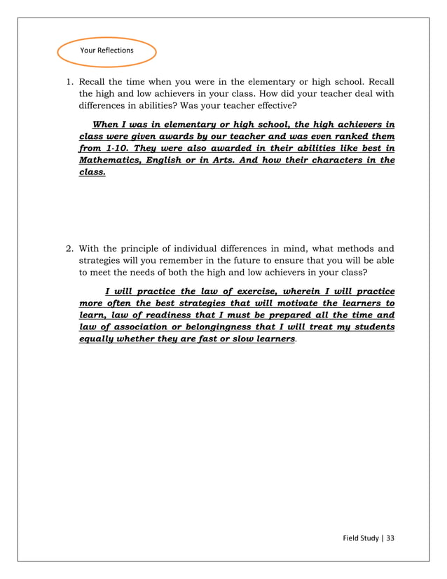 FS 1 Episodes 1-6 plus attachments | DOCX | Educational Assessment | Education