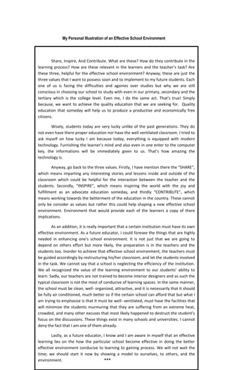 Fs 1 episode 1 school as a learning environment | DOCX