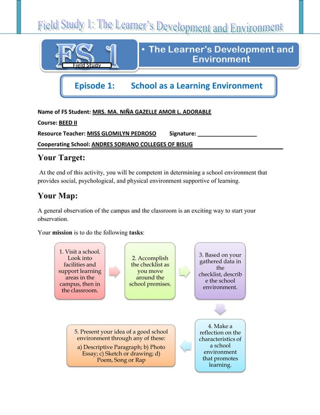 Fs 1 full episodes | DOCX