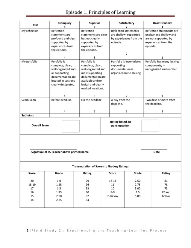 Fs 2 episode 1 | DOCX