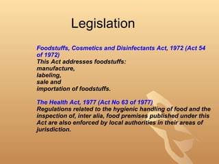 Food Safety- South Africa | PPT