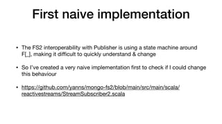 FS2 mongo reactivestreams | PPT