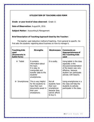 FIeld Study 3 | DOCX