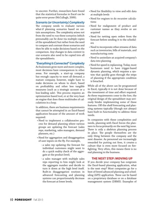 Supply Chain Forecasting & Planning: Move On from Microsoft Excel? | PDF