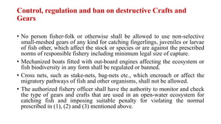 LAWS RELATED TO INLAND FISHERY | PPTX