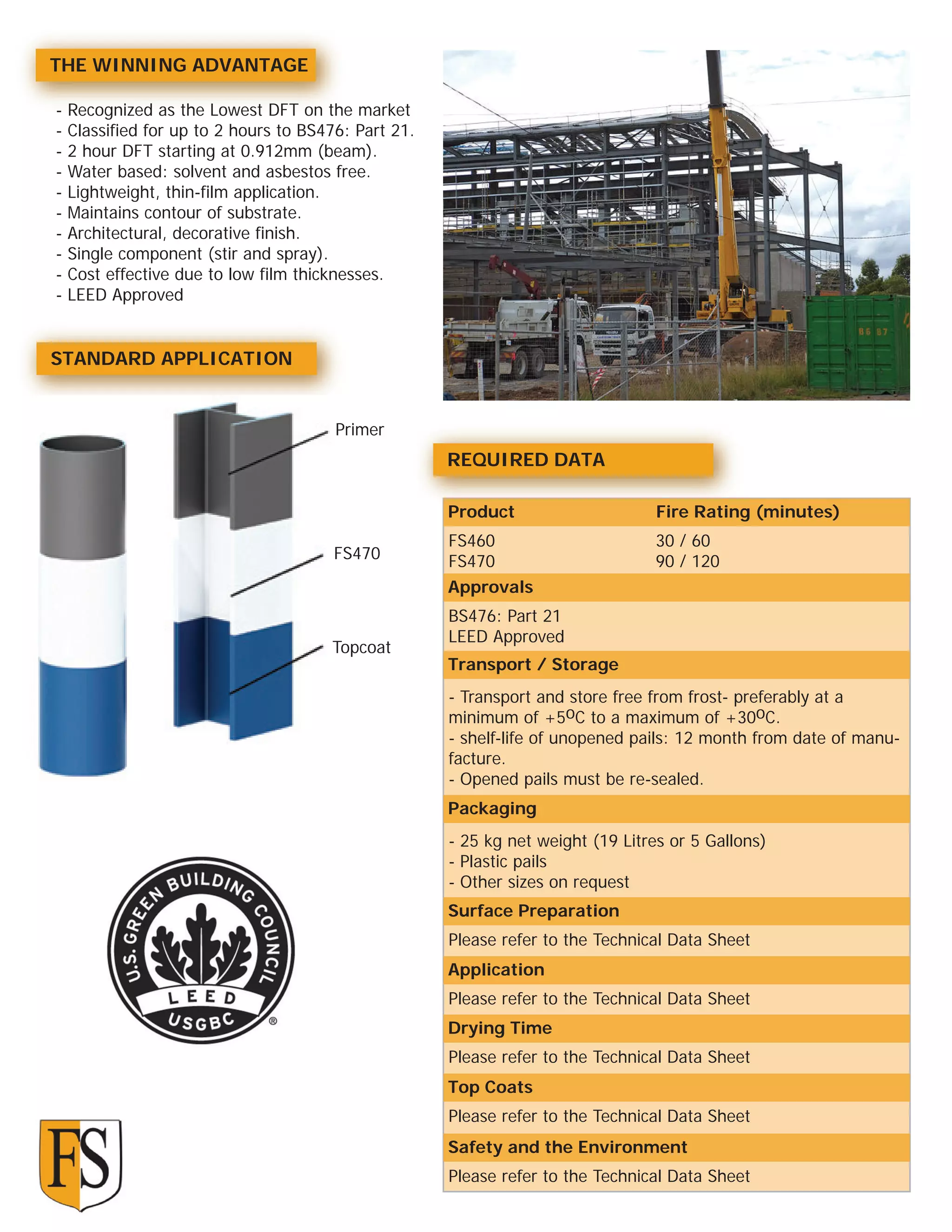 Water Based Intumescent Steel Coating - Fireproofing Steel Canada ...