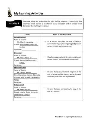 Field Study 4 Episode 3 | DOCX