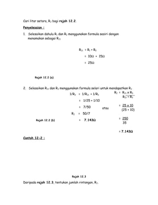 Litar siri selari | DOC