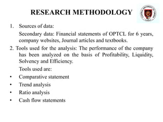 Financial Statement Analysis of OPTCL, BBSR | PPTX