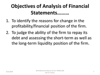 Financial Statement Analysis. | PDF