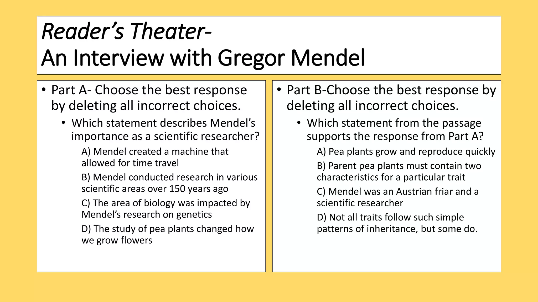 Fsa cpt life science assesment-student version | PPT