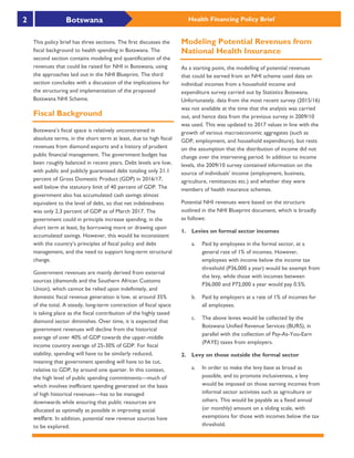 Fiscal Space and Financing for National Health Insurance in Botswana ...