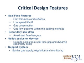 FSA Knowledge Series -- Gas Seal (demo) | PPTX