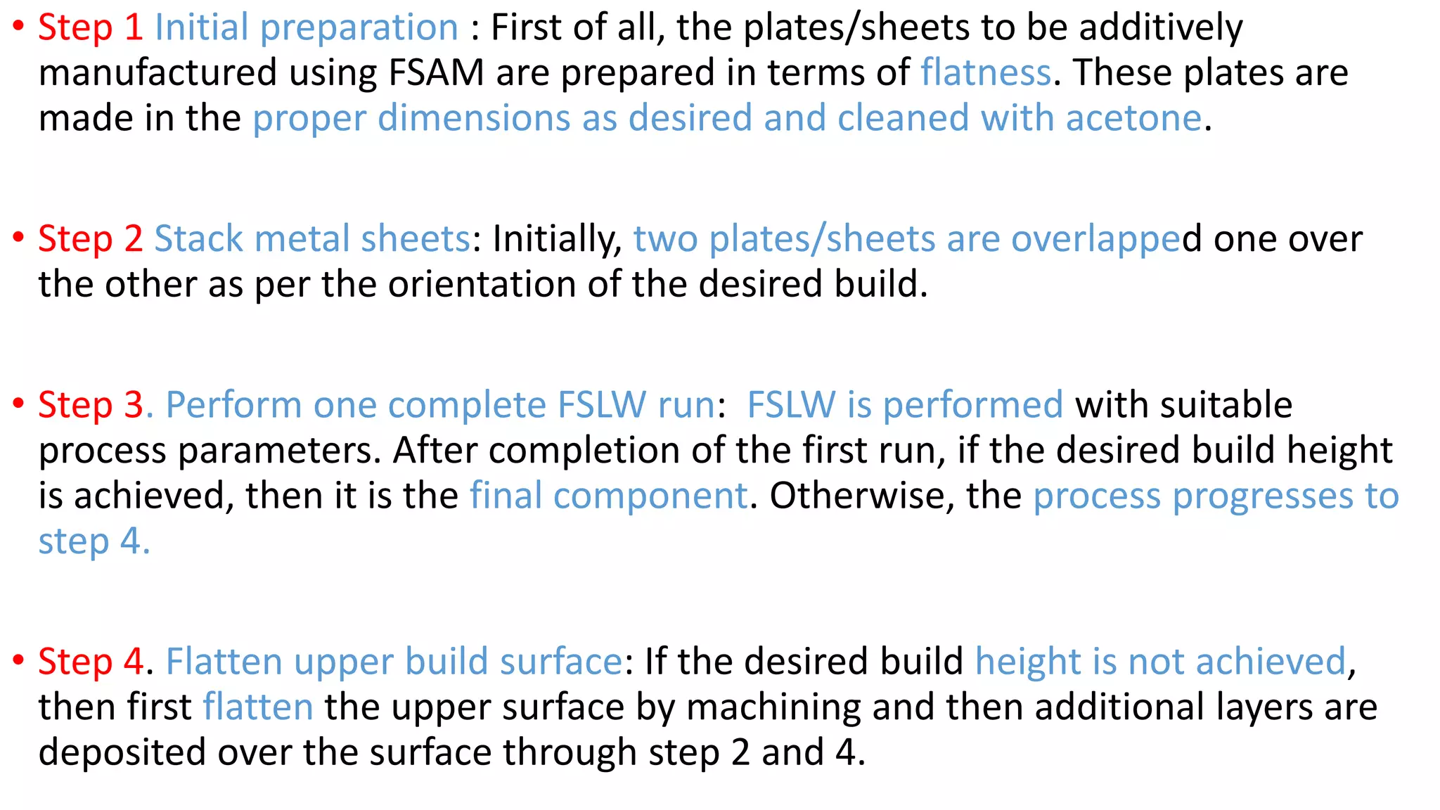 Friction stir additive manufacturing | PPTX