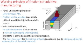 Friction stir additive manufacturing | PPTX
