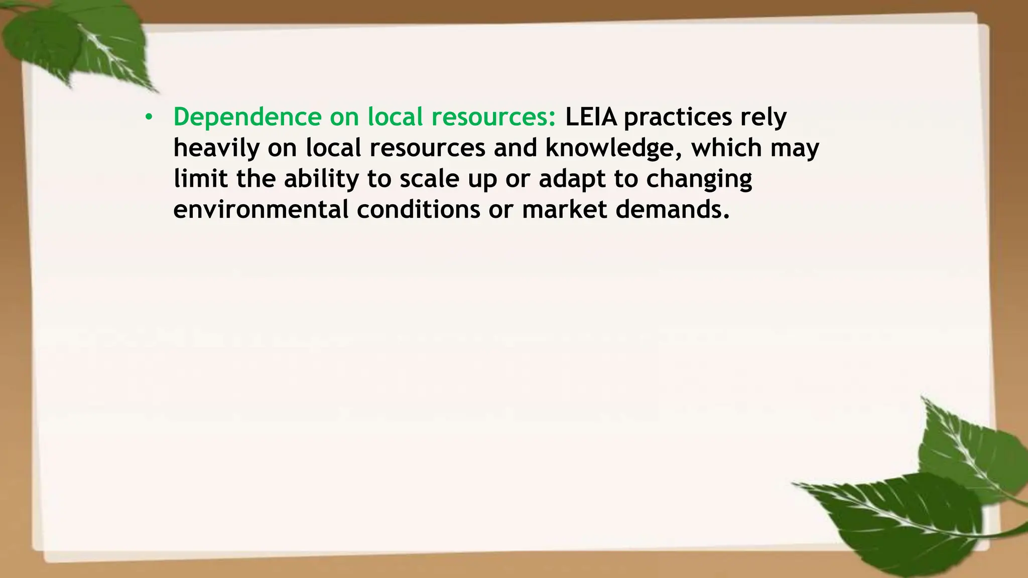 HEIA LEIA AND LEISA | PPTX