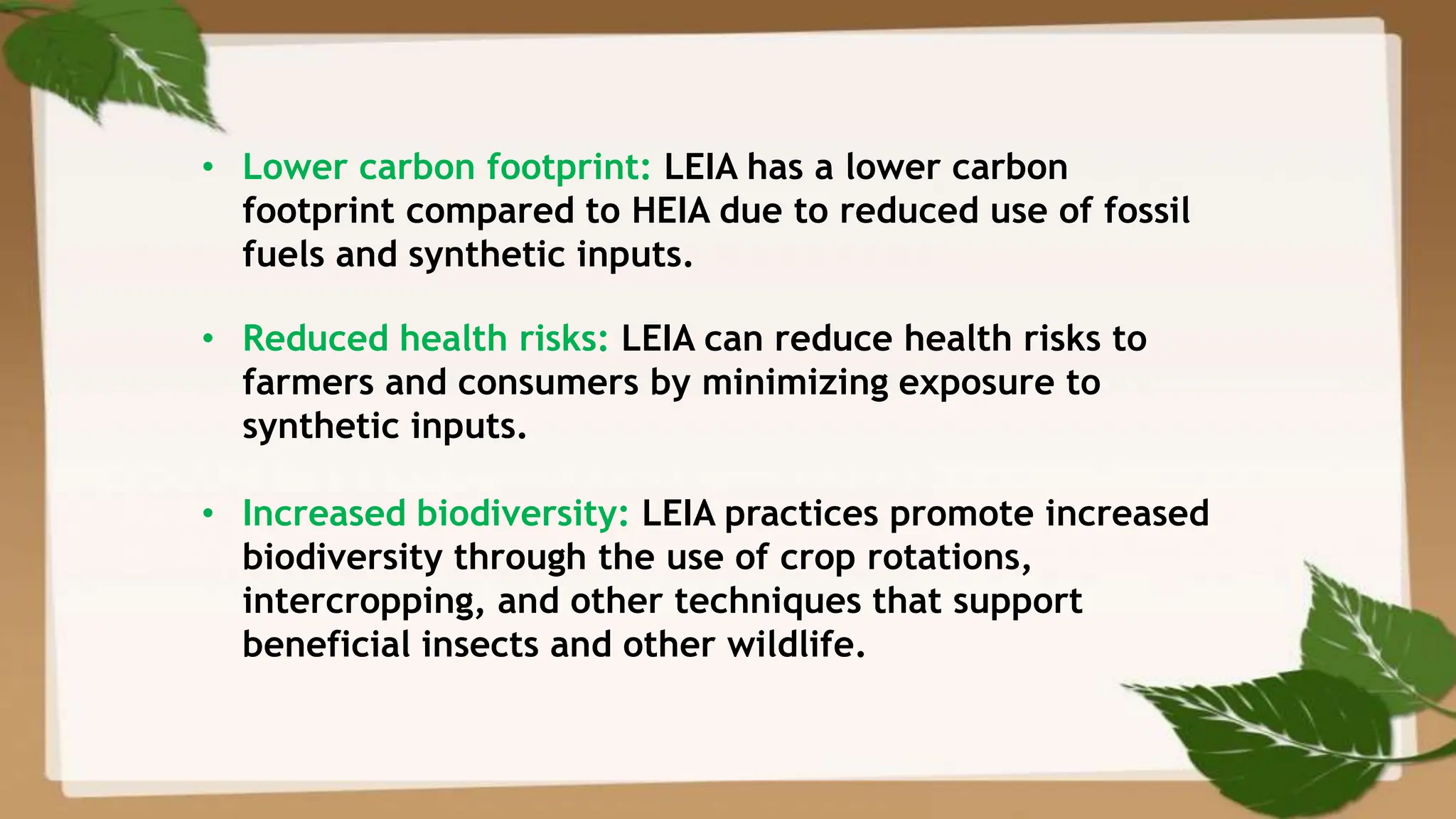 HEIA LEIA AND LEISA | PPTX