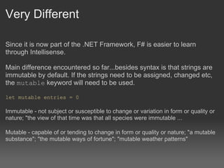 F# Sample and Resources | PPT