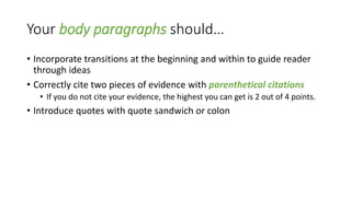 FSA Practice Notes | PPTX
