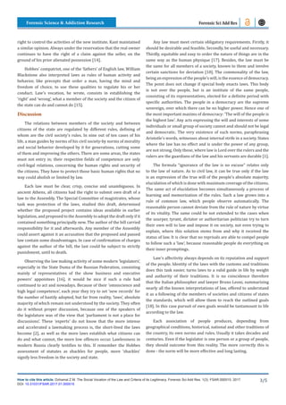 Crimson Publishers: The Social Vocation of the Law and Criteria of its ...