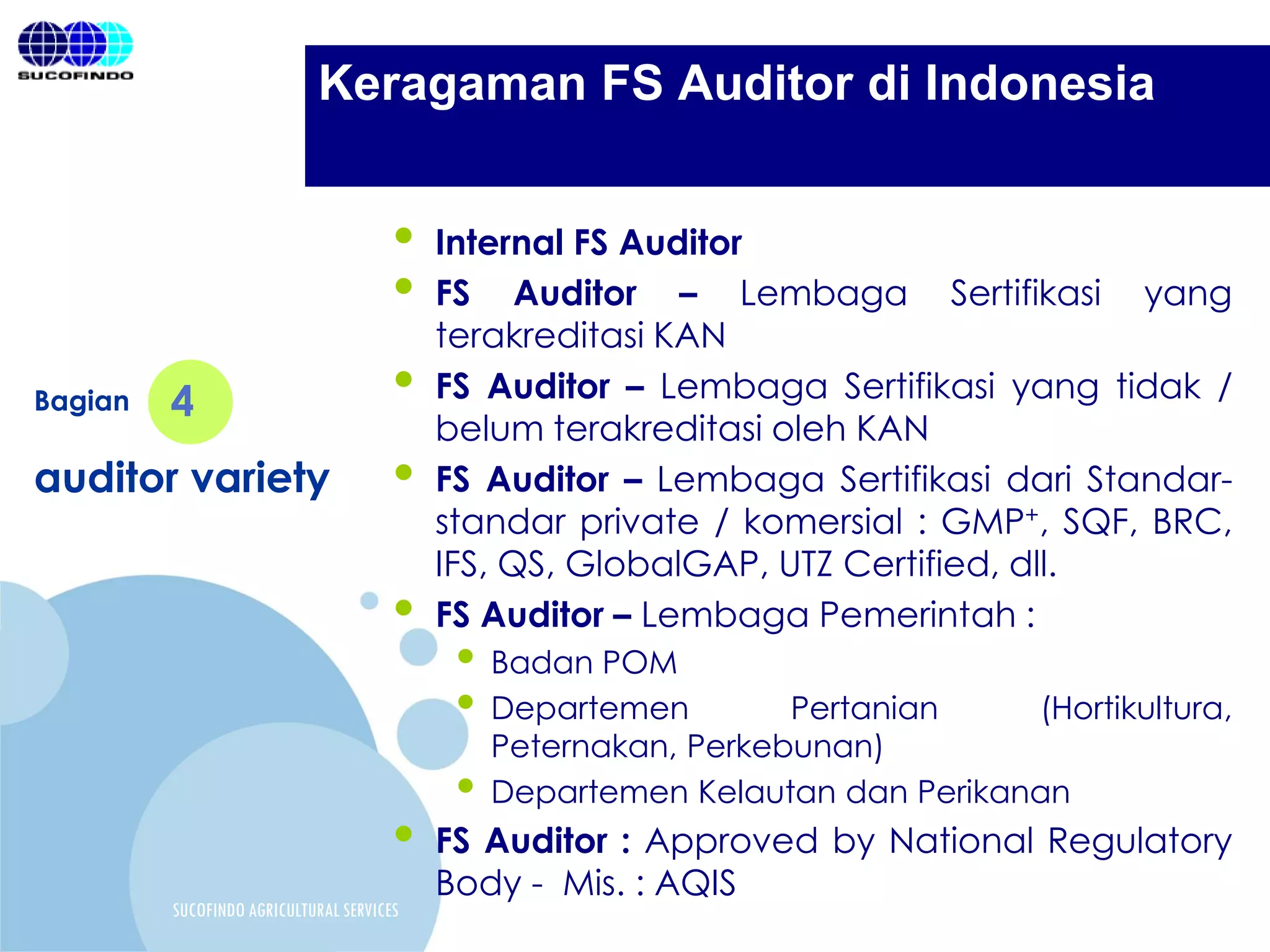 Fs auditor in indonesia | PDF