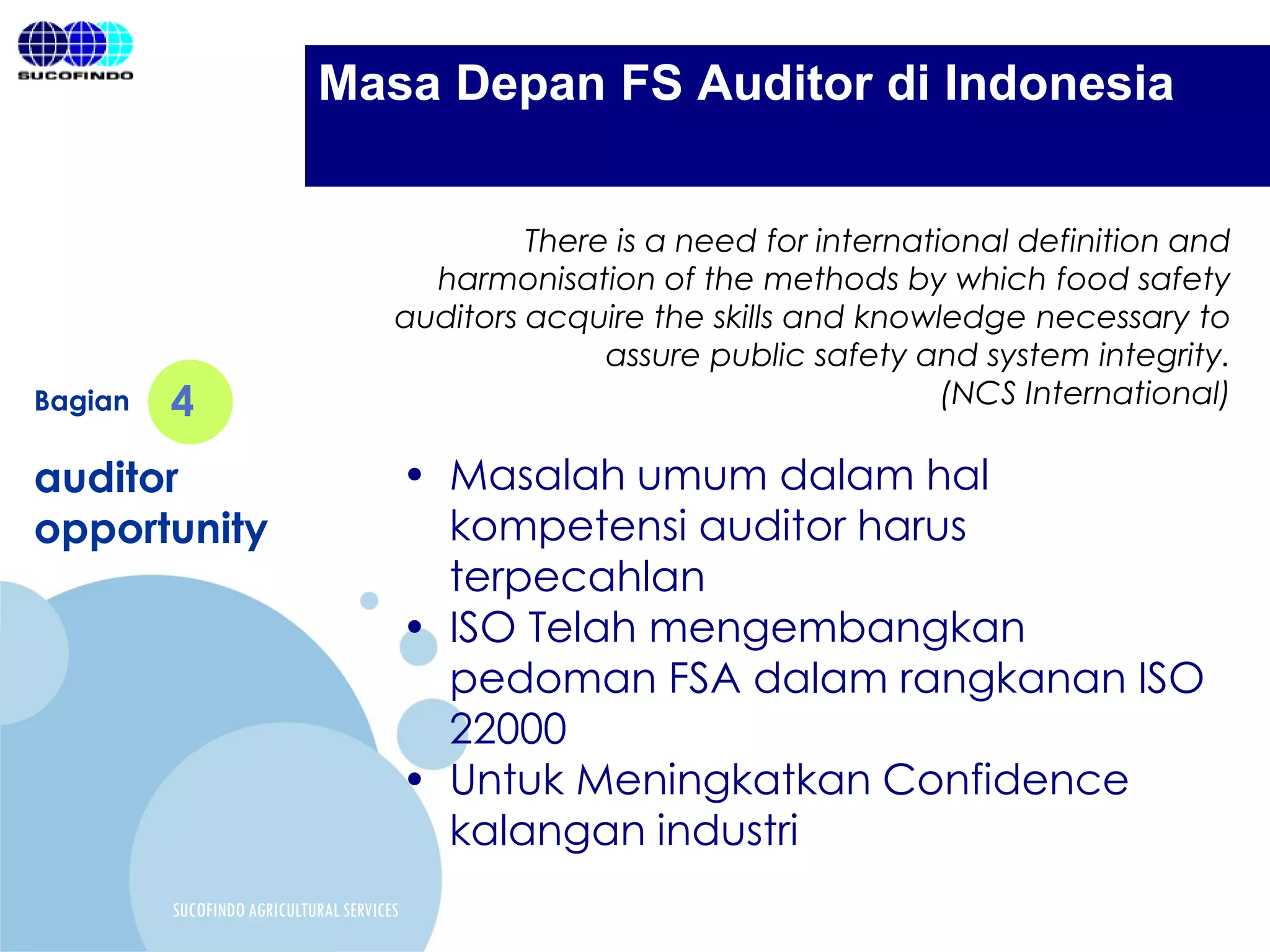 Fs auditor in indonesia | PDF