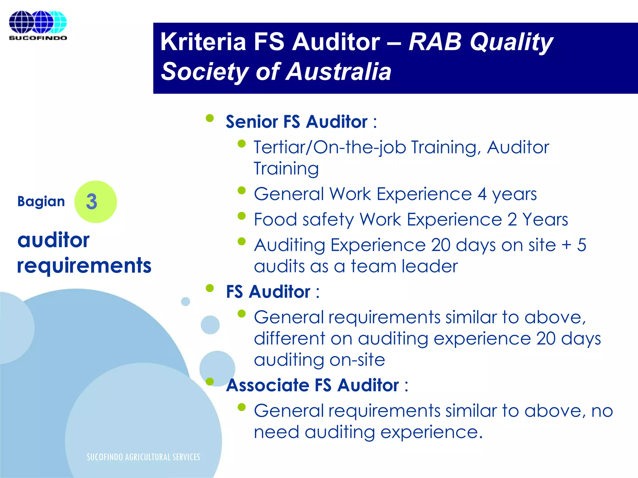 Fs auditor in indonesia | PPT
