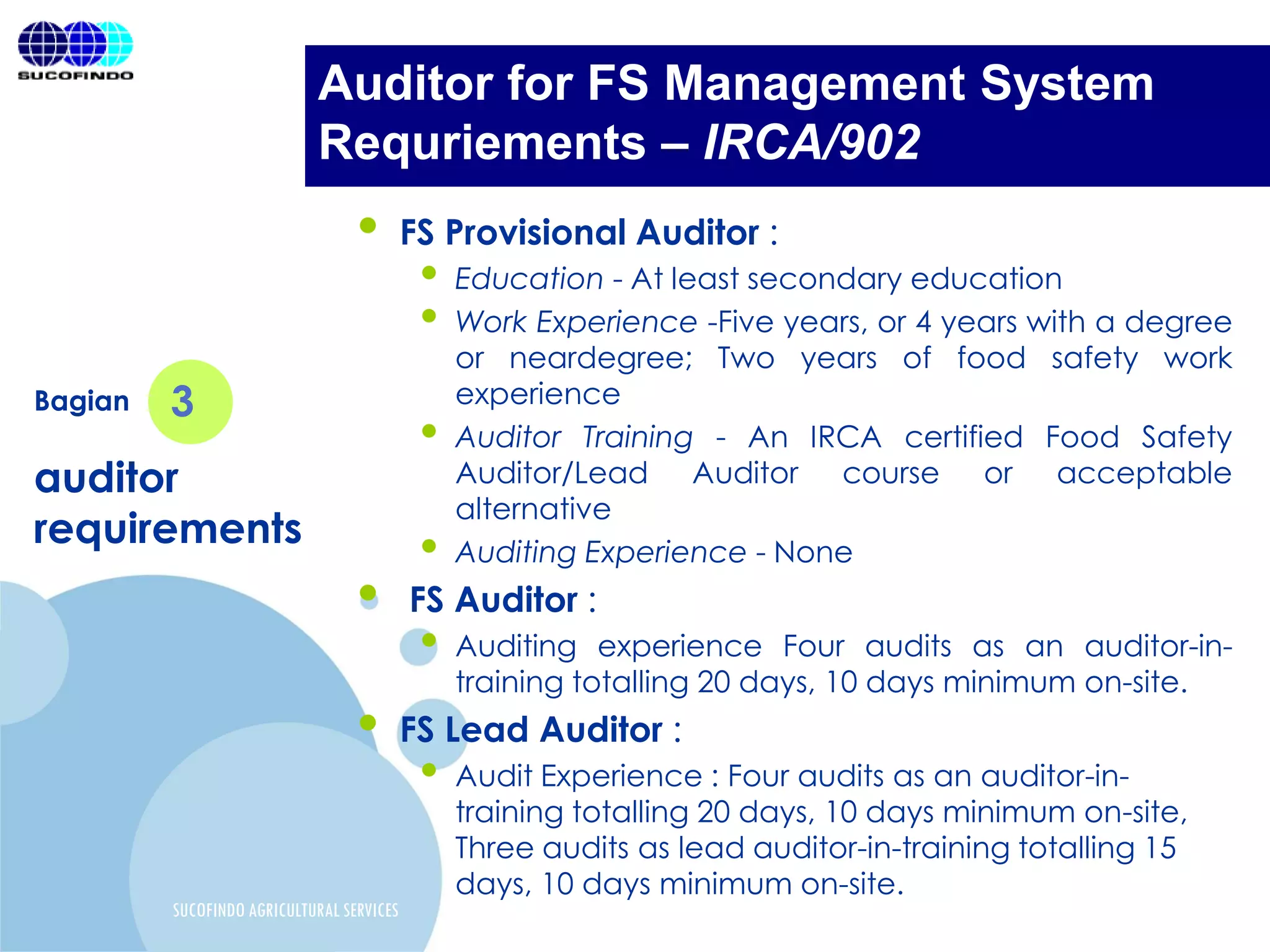 Fs auditor in indonesia | PDF