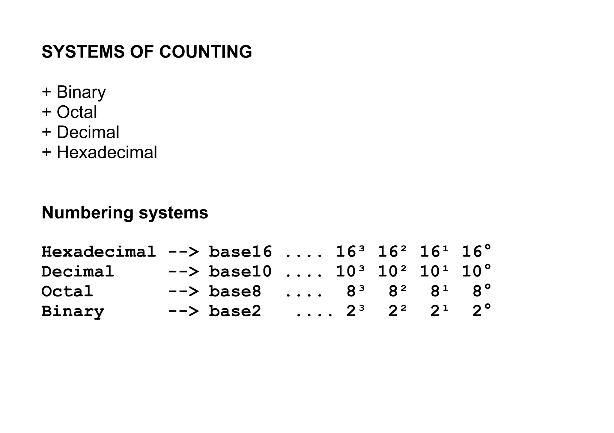Systems of Counting | PPT